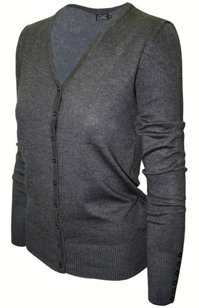 Long Sleeve V-Neck Button Up Cardigan – BodiLove Fashion Store